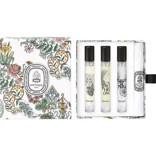 Diptyque Eau De Parfum 3-Piece Travel Discovery Set $110 Value